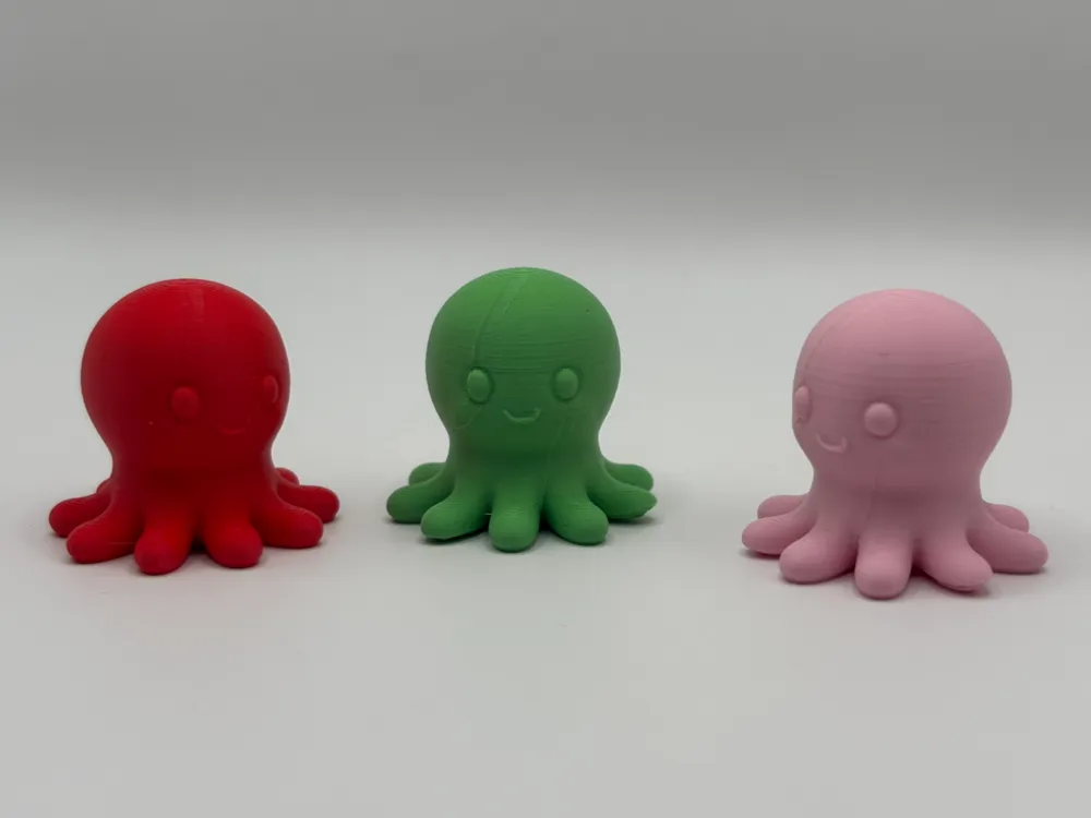 Cute Octopus 30 min print - Free 3D Print Model - MakerWorld