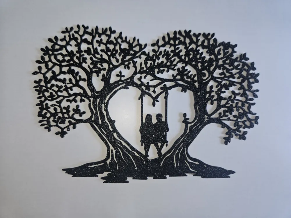 Romantic Tree Swing wall decoration by Degaspar - MakerWorld