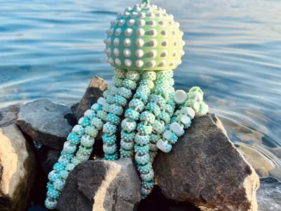 Jelly Fish Sea Crown - Free 3D Print Model - MakerWorld