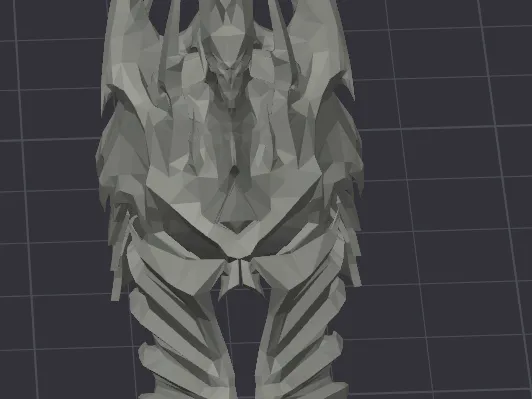 WoW - World of Warcraft Lich King Helmet Low Poly by klumos - MakerWorld