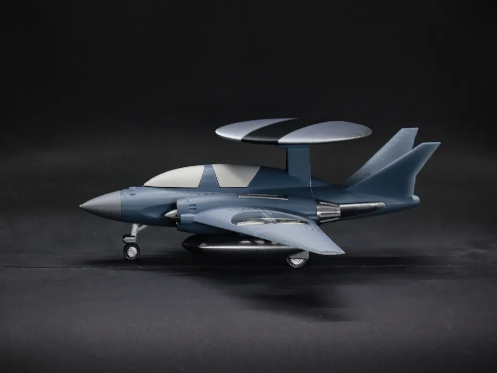 KT-008 (Type C) early warning and command aircraft by 虾七八想 MakerWorld ...