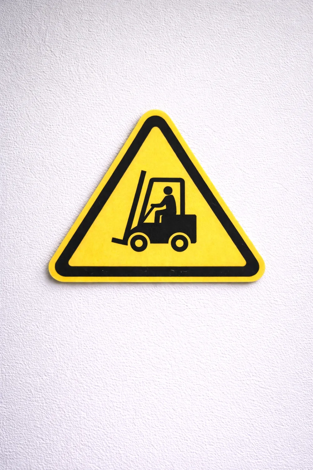 Sinal de aviso „Veículos industriais“ - Modelo gratuito para impressão ...