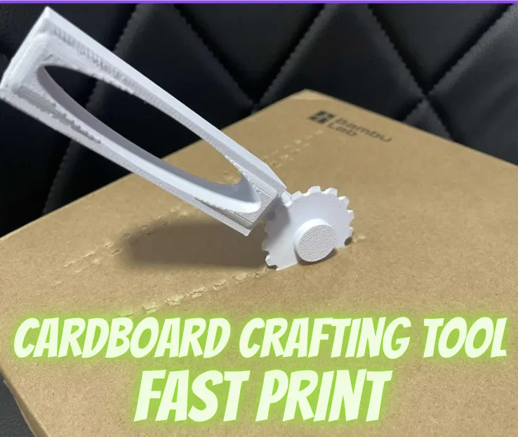 Cardboard Crafting Tool - Free 3D Print Model - MakerWorld