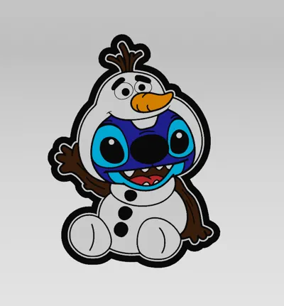 Olaf_Stitch LED Lamp by ARTICAT - MakerWorld