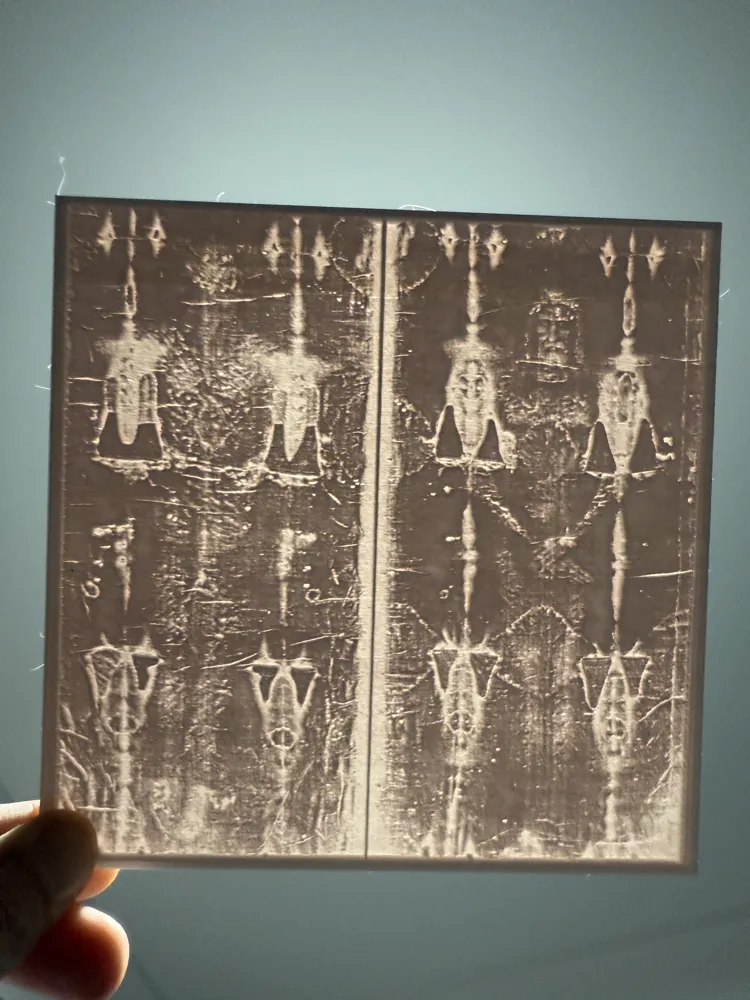 Shroud of Turin - Body of Christ- Jesus Lithophane by kingjamesbosca ...