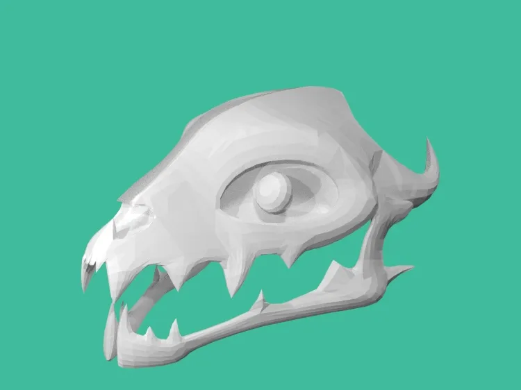 Gaster Blaster by Timothy MakerWorld: Download Free 3D Models