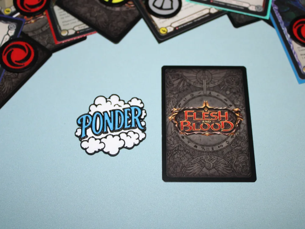 Flesh and Blood FAB TCG Token - Ponder by Westly MakerWorld: Download ...