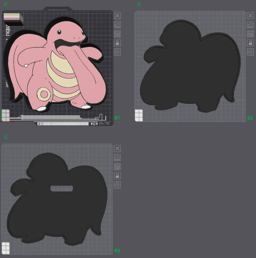 Pokemon - 0108 Lickitung LED Lamp by BeeTee 3D - MakerWorld