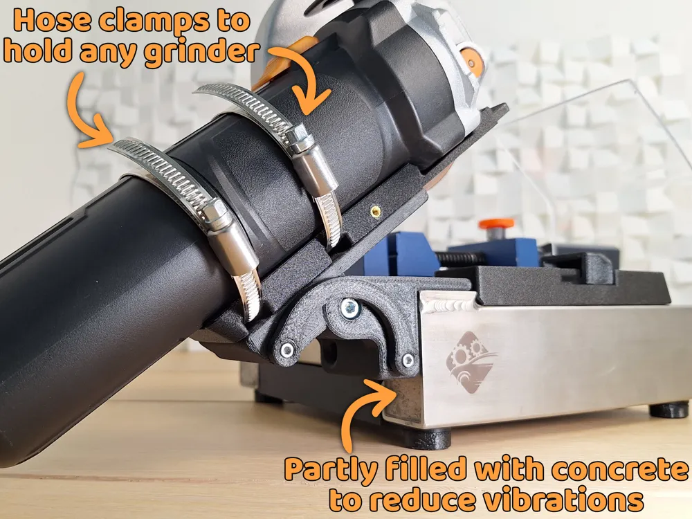 2in1 Angle grinder holder - Free 3D Print Model - MakerWorld