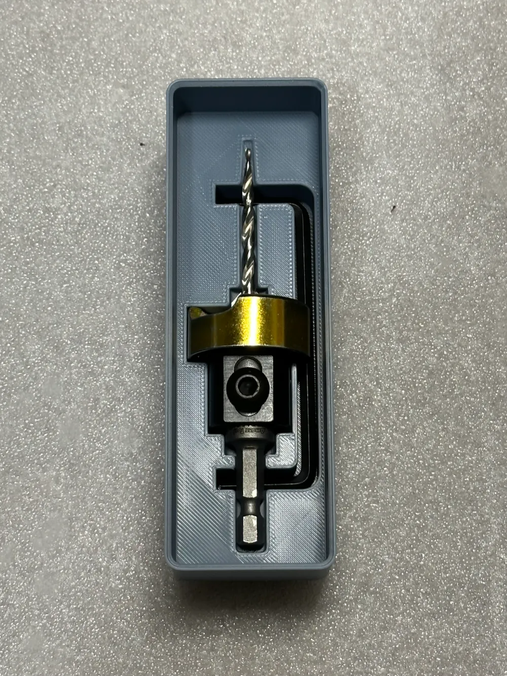 Gridfinity Amana Countersink Drill Bit (No. 8) by rotaxane - MakerWorld