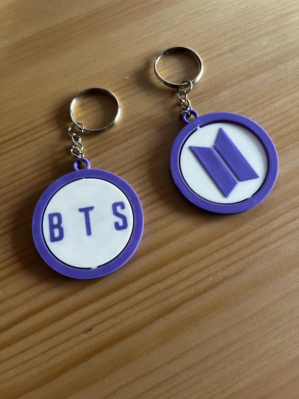 BTS Keychain - Free 3D Print Model - MakerWorld