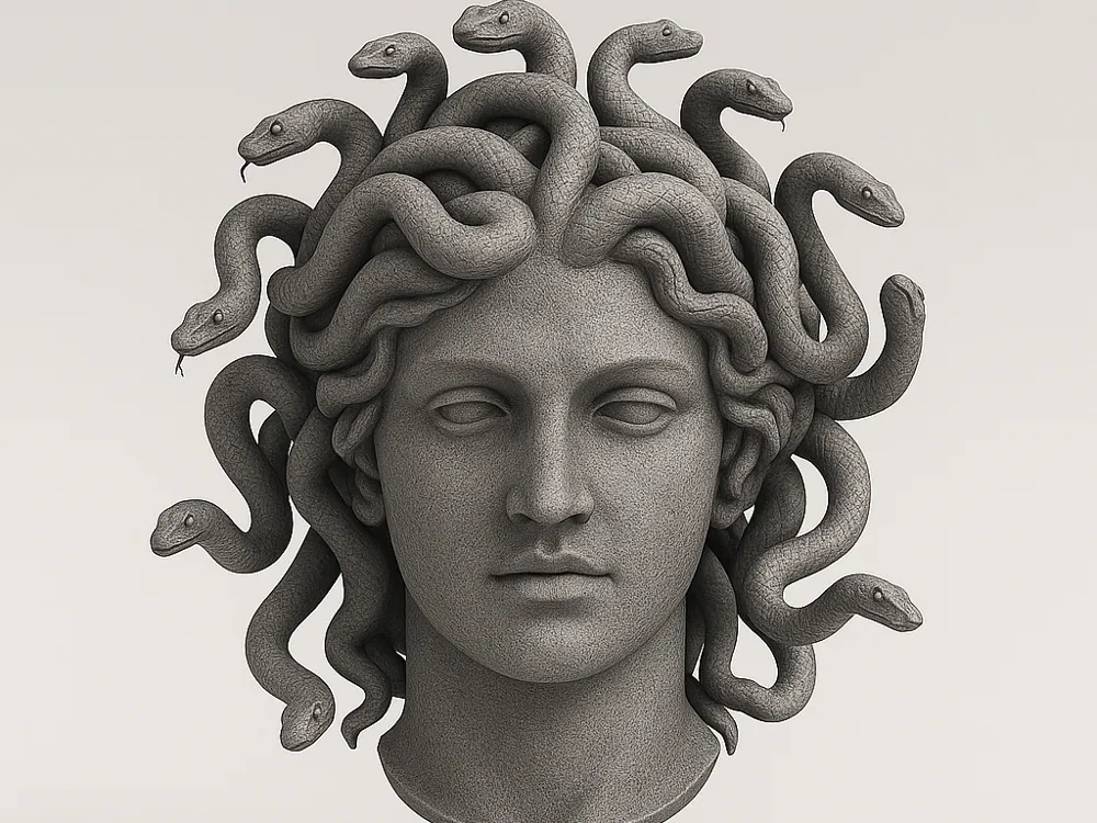 Medusa Sculpture – Mythical Greek Decorative Model by MHO MakerWorld ...