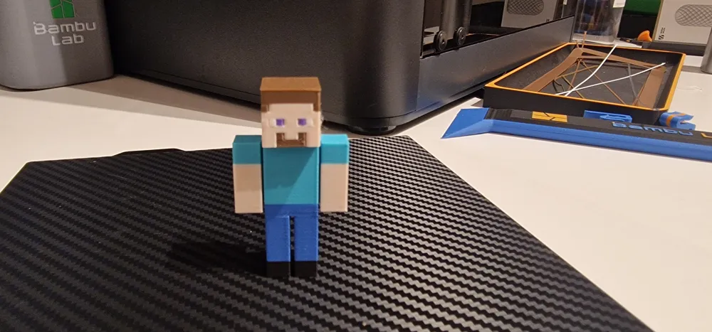 Minecraft Figure - Steve - Free 3D Print Model - MakerWorld