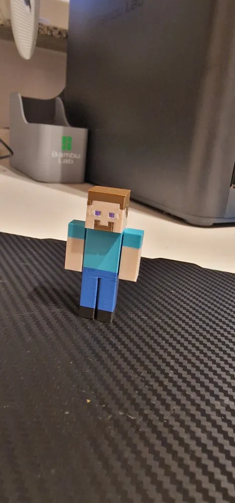 Minecraft Figure - Steve - Free 3D Print Model - MakerWorld