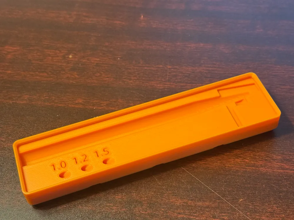 Leather Groover Tool - Gridfinity - Free 3D Print Model - MakerWorld