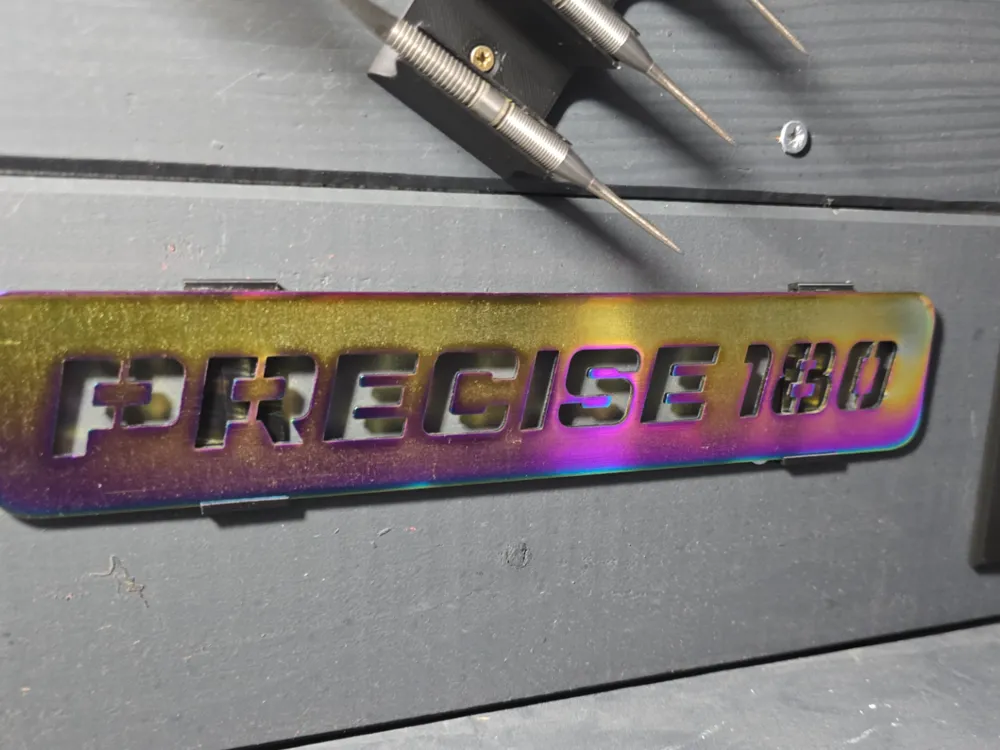 Precise 180 engraved plate holder by 3DPrintCess - MakerWorld