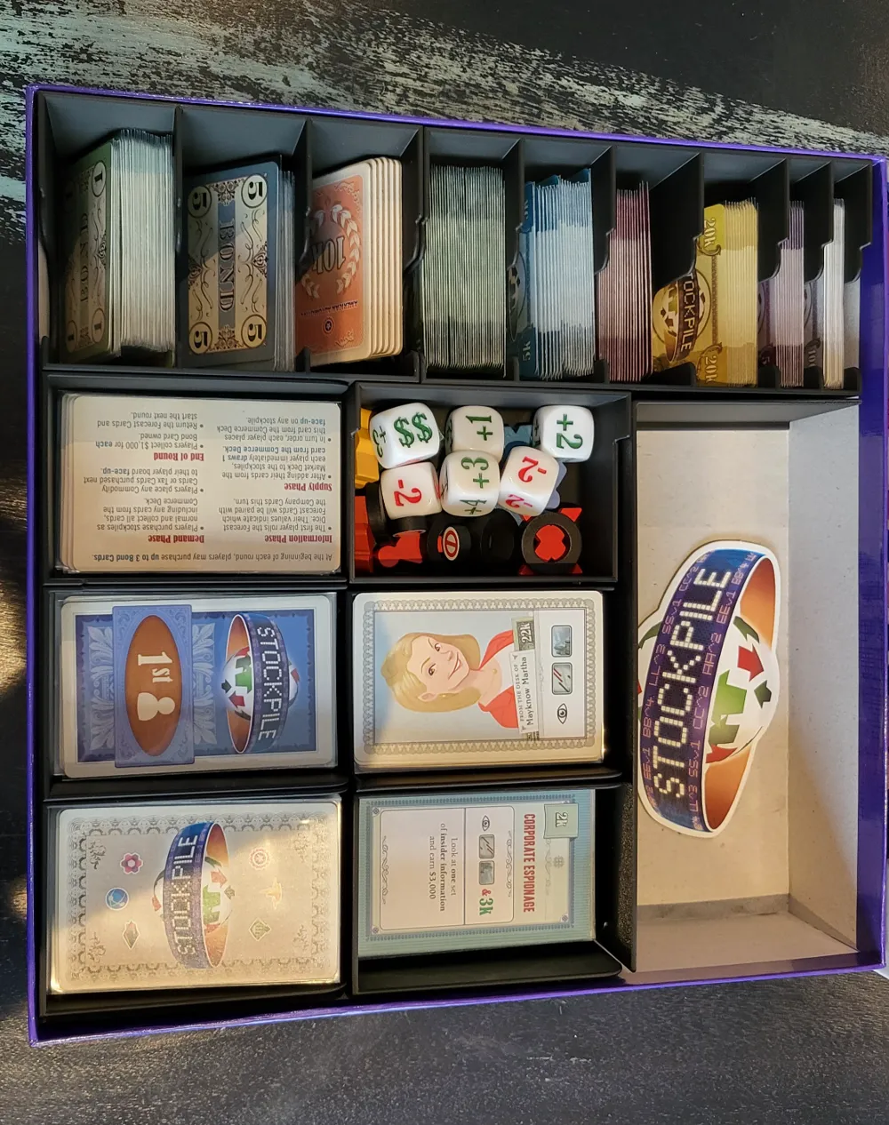 Stockpile inlay (inkl. all expansions) by wolke - MakerWorld