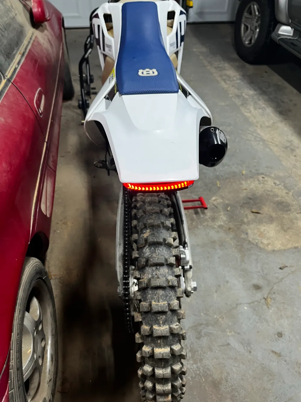 Dirt bike LED brake light mount by FunkyPrints - MakerWorld