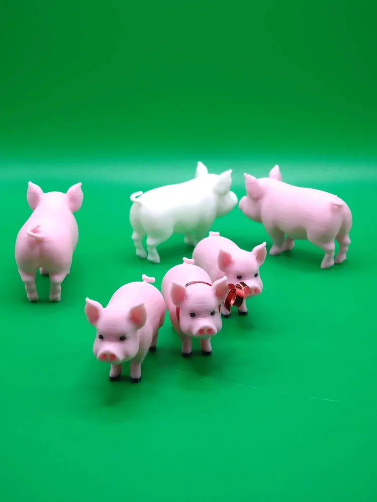Pig miniature by 3D PRINT MakerWorld: Download Free 3D Models