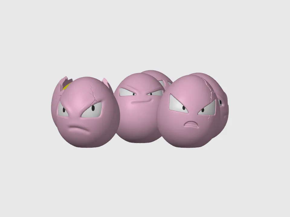Exeggcute Multicolor by entroisdimensions_figurine MakerWorld: Download ...