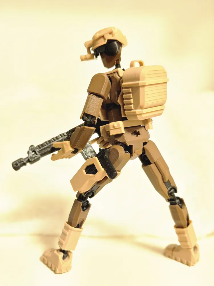 Proto 9 V2 action figure Basic Military Pack - Free 3D Print Model ...