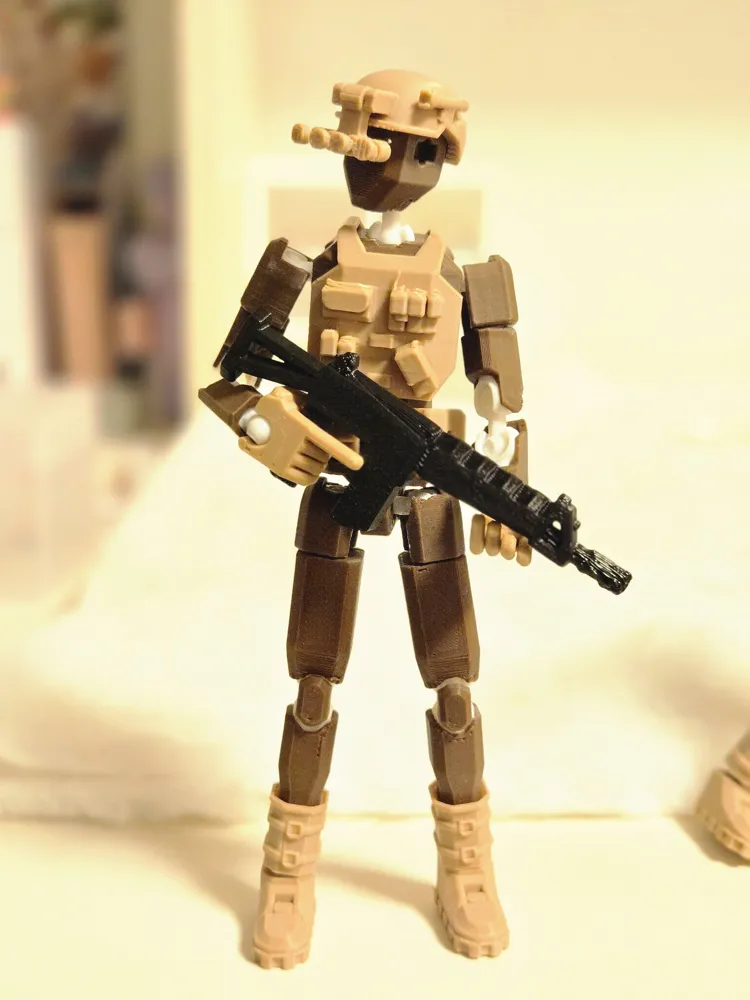 Proto 9 V2 action figure Basic Military Pack - Free 3D Print Model ...