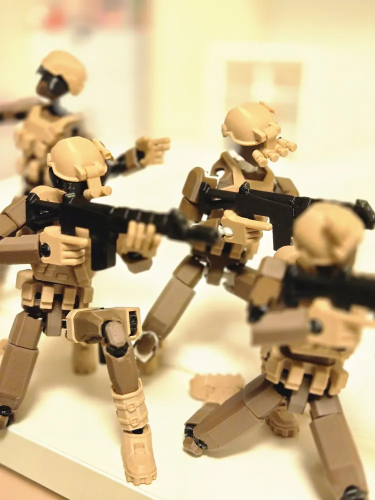Proto 9 V2 action figure Basic Military Pack - Free 3D Print Model ...