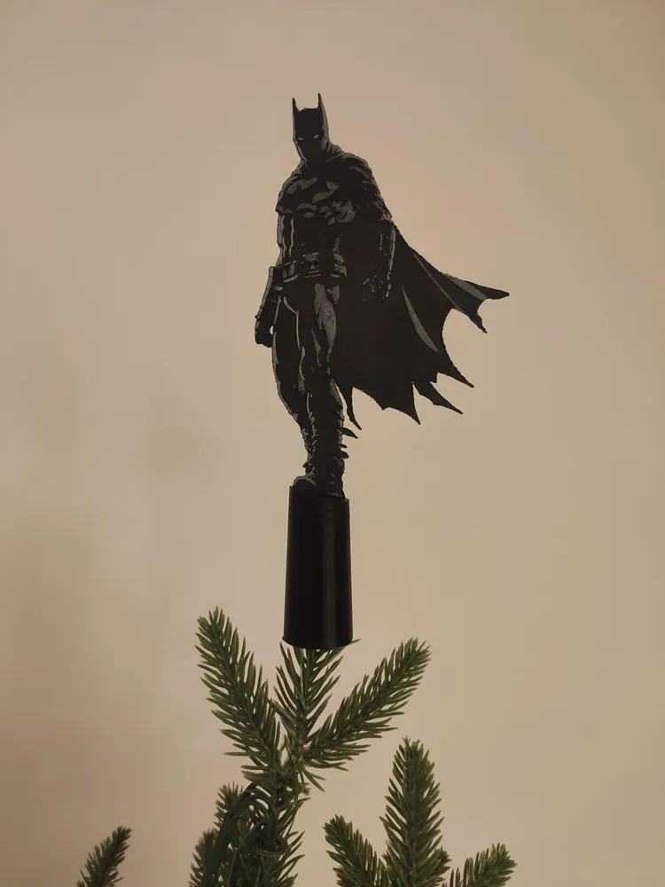 Batman as Christmas Tree Top by Sevro - MakerWorld