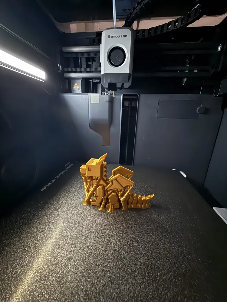 Block Dragon - Free 3D Print Model - MakerWorld