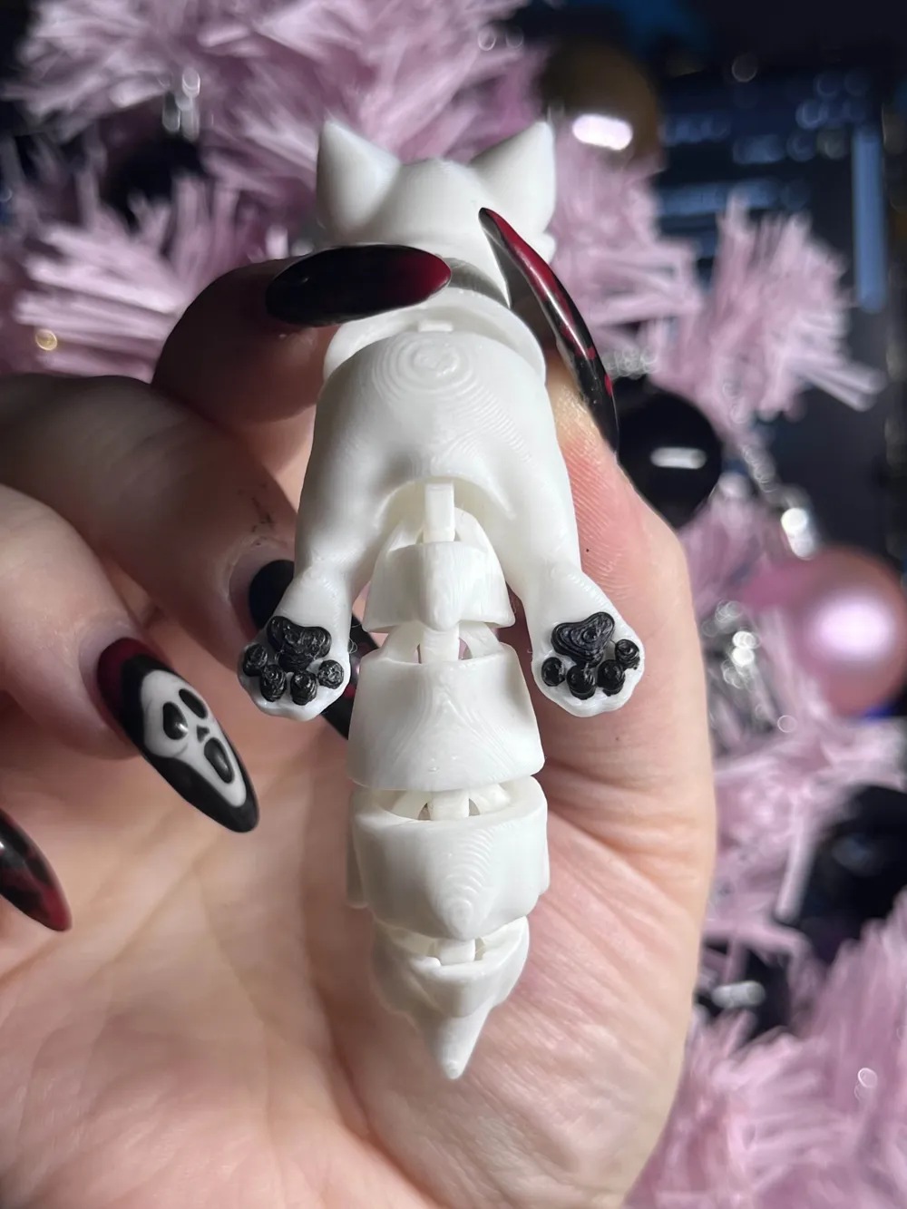 Flexi arctic fox - multi part / no AMS by aurumorea MakerWorld ...