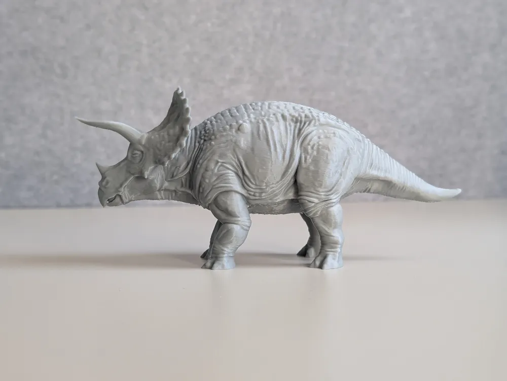 Highly Detailed Triceratops Dinosaur Toy - Free 3D Print Model - MakerWorld