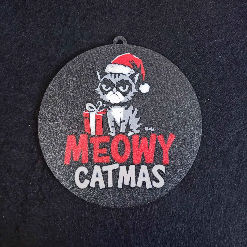 Christmas Grumpy Cat Ornament by FSE - MakerWorld