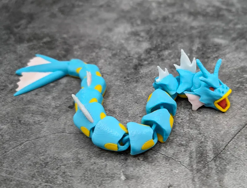 Articulated Gyarados - Pokemon - Free 3D Print Model - MakerWorld