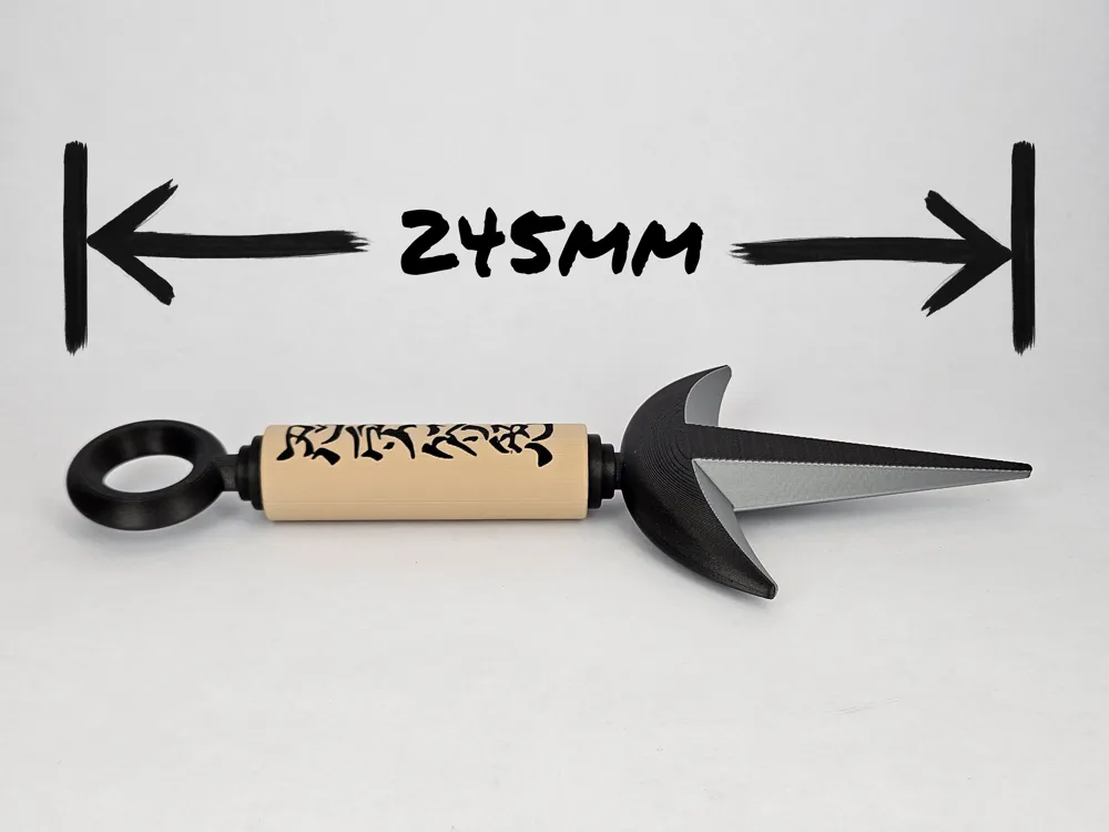 Hiraishin Kunai - Flying Raijin Kunai (245mm) by 3D Senju MakerWorld ...