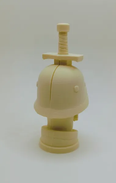 Warrior's Skull - Free 3D Print Model - MakerWorld