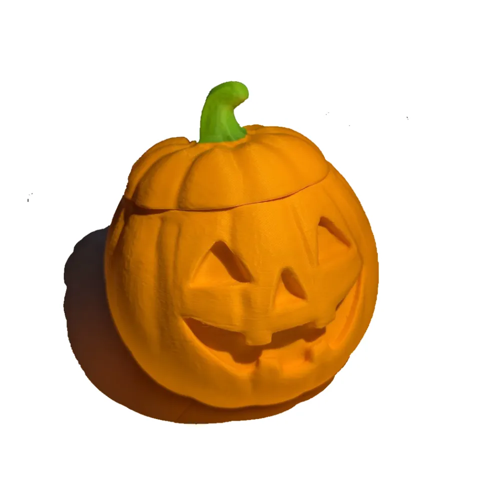 Halloween Candy Jar / Pumpkin-shaped Candy Container by Kontrol ...