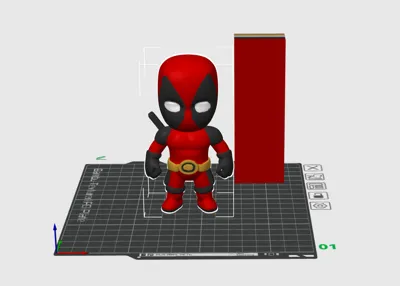 Cute Deadpool Statue - Big Head by Pocahontas MakerWorld: Download Free ...