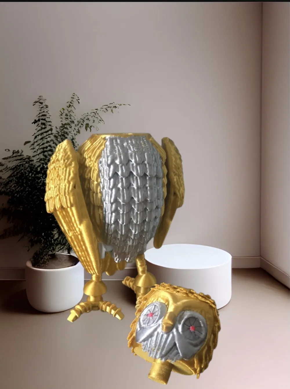 bubo the owl ams - Free 3D Print Model - MakerWorld
