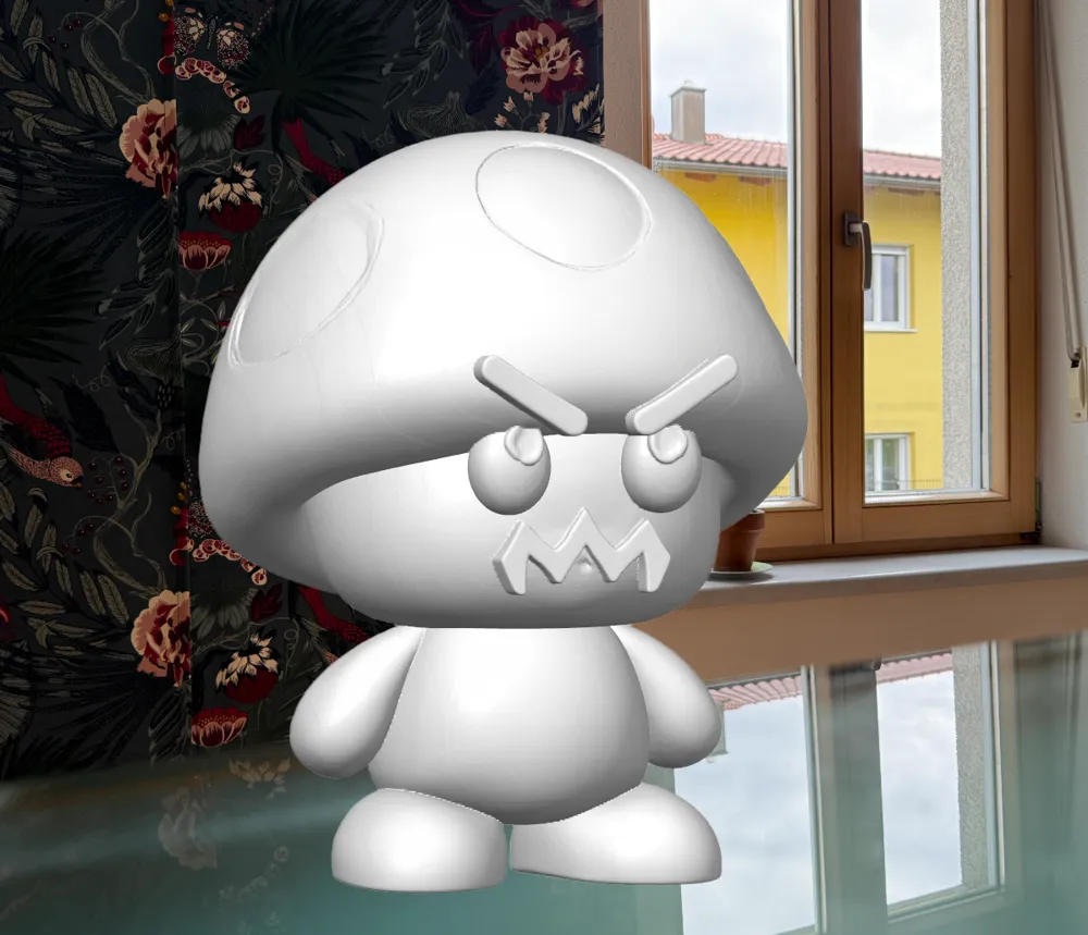 Goomba (Super Mario) Figurine by MoritzMakerWorld: Download Free 3D Models