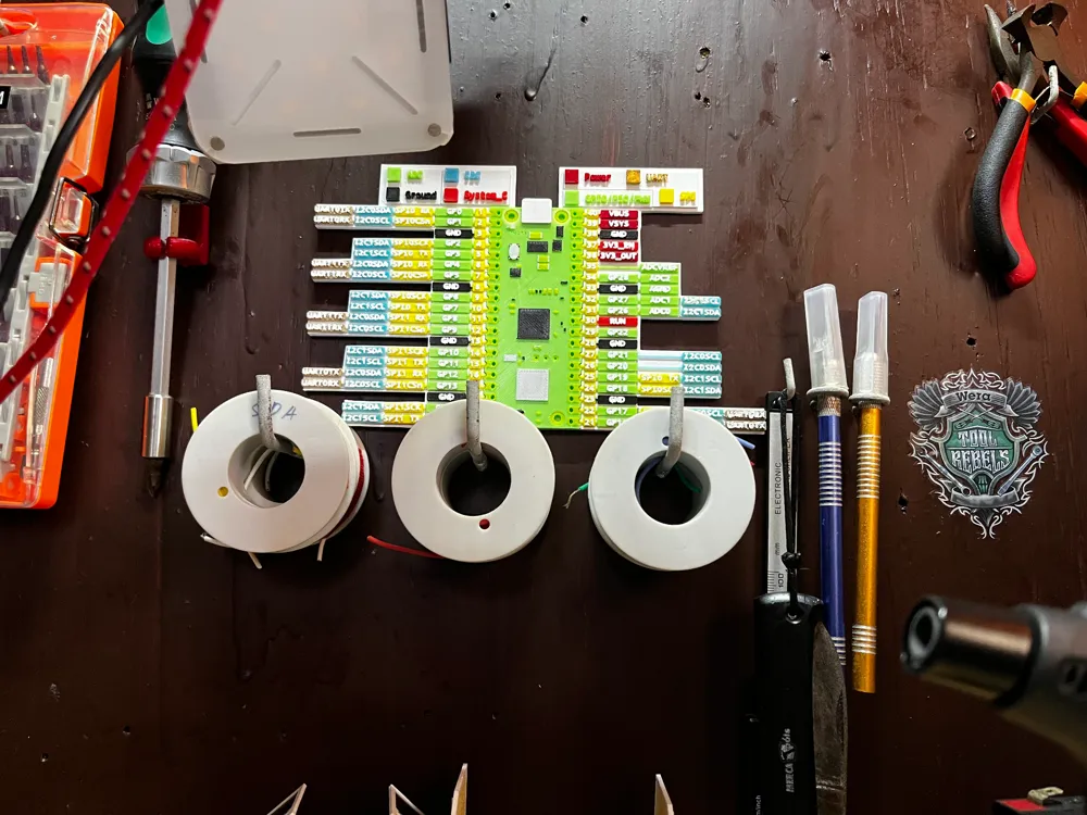 Raspberry Pi Pico W Pinout by raupulus MakerWorld: Download Free 3D Models