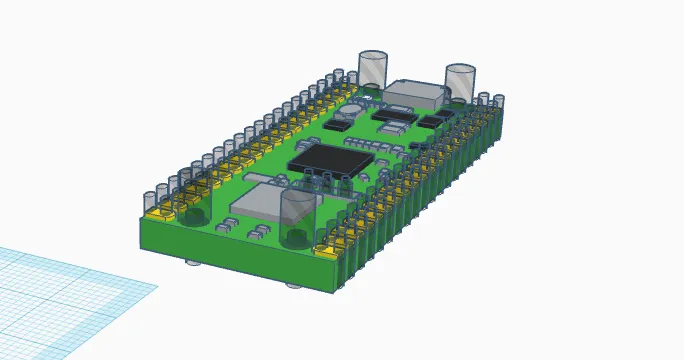 Raspberry Pi Pico W Pinout by raupulus MakerWorld: Download Free 3D Models