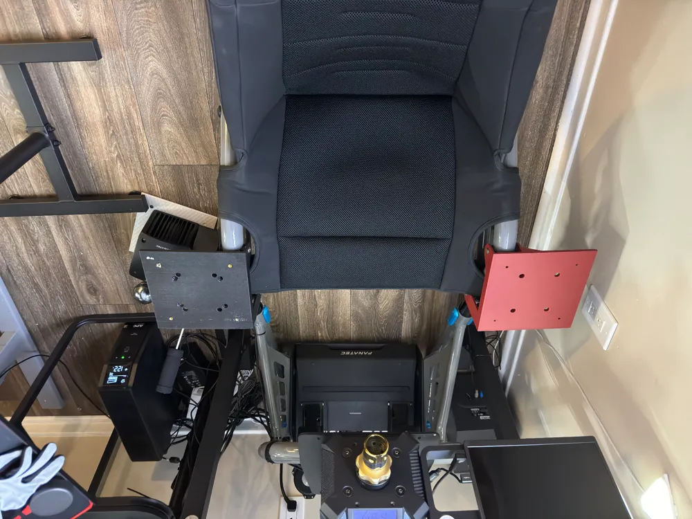 Playseat trophy fanatic shifter & HOTAS bracket by ChrisD - MakerWorld