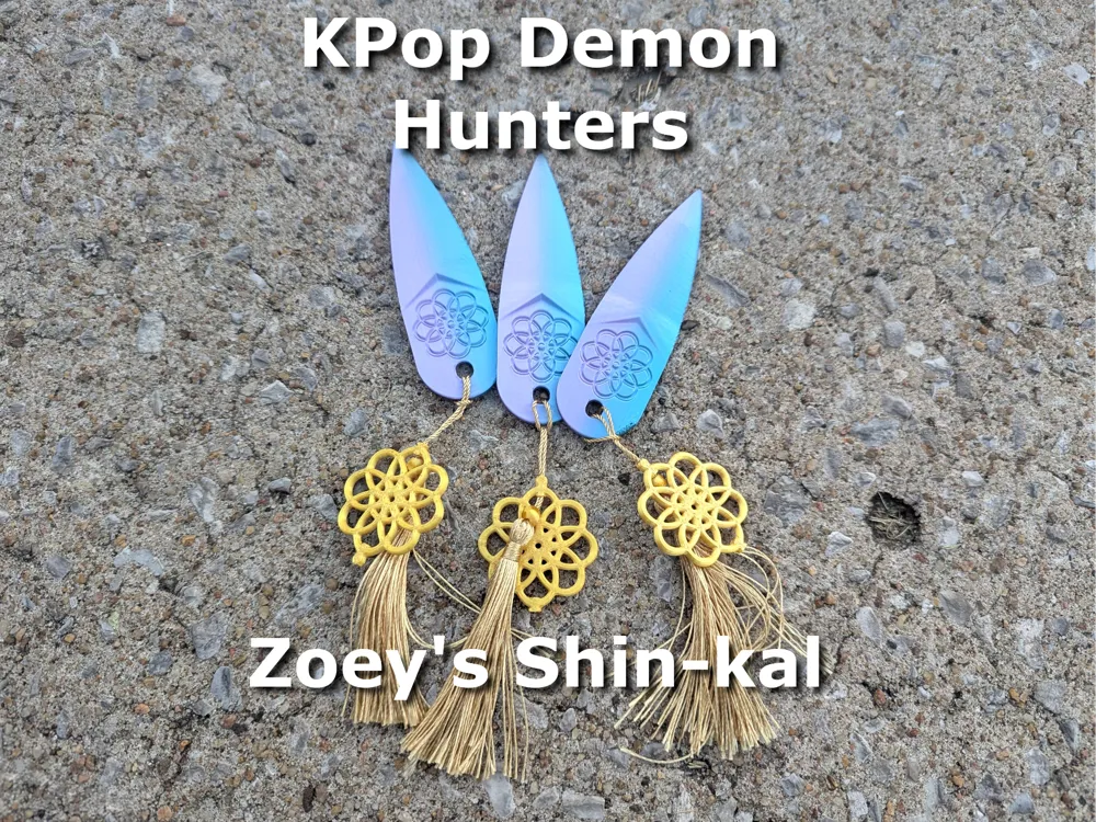 Zoey’s Knife (Shin-kal) - KPop Demon Hunters by David's IT Garage ...