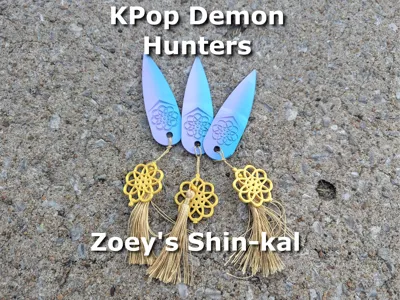 Zoey’s Knife (Shin-kal) - KPop Demon Hunters by David's IT Garage ...