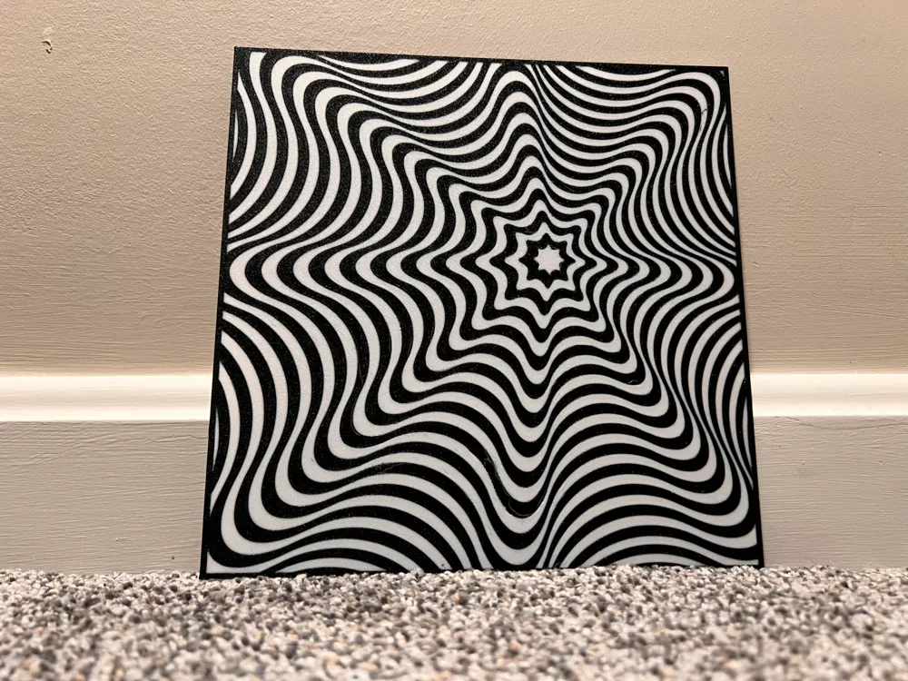 Optical Illusion - Ripple Spiral LED Lamp by BeeTee 3D MakerWorld ...