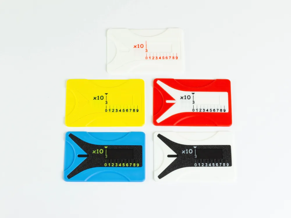 Mini Radius Gauge – Credit Card Size - Free 3D Print Model - MakerWorld