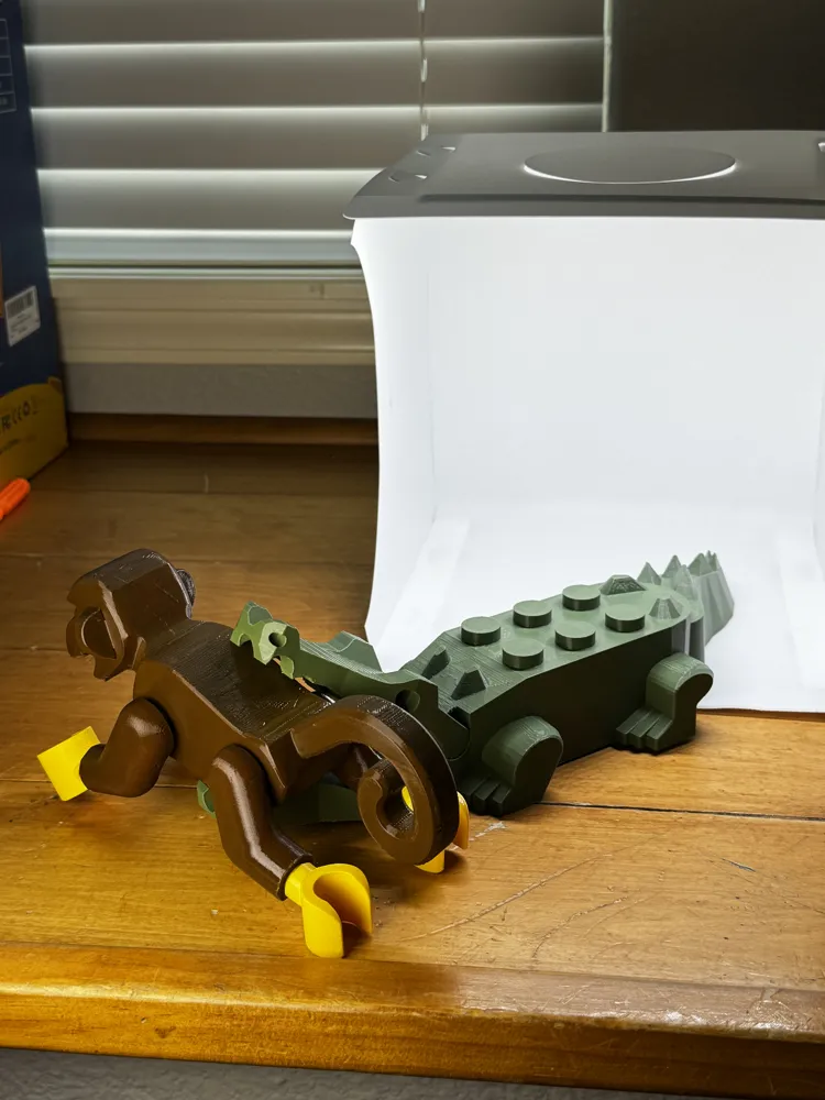 Brick Monkey - Classic - 500% - Free 3D Print Model - MakerWorld