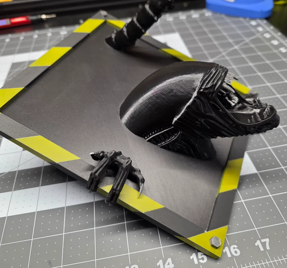 Ceiling Xenomorph altered for Bambu Remixed by Angry Mammoth MakerWorld ...