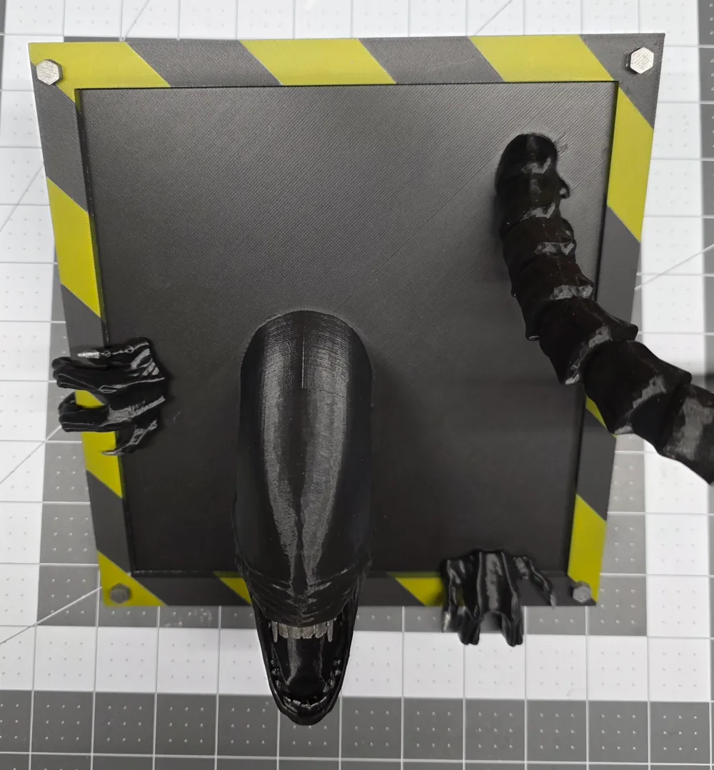 Ceiling Xenomorph altered for Bambu Remixed by Angry Mammoth MakerWorld ...