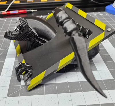 Ceiling Xenomorph altered for Bambu Remixed by Angry Mammoth MakerWorld ...